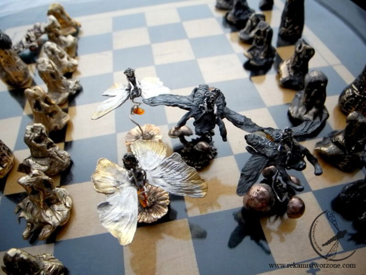 Fairy chess | Biżuteria autorska