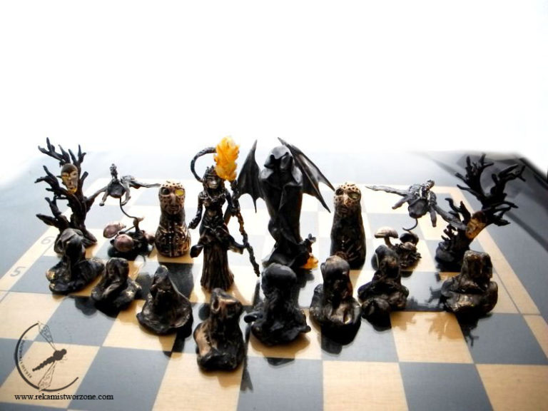 Fairy chess | Biżuteria autorska